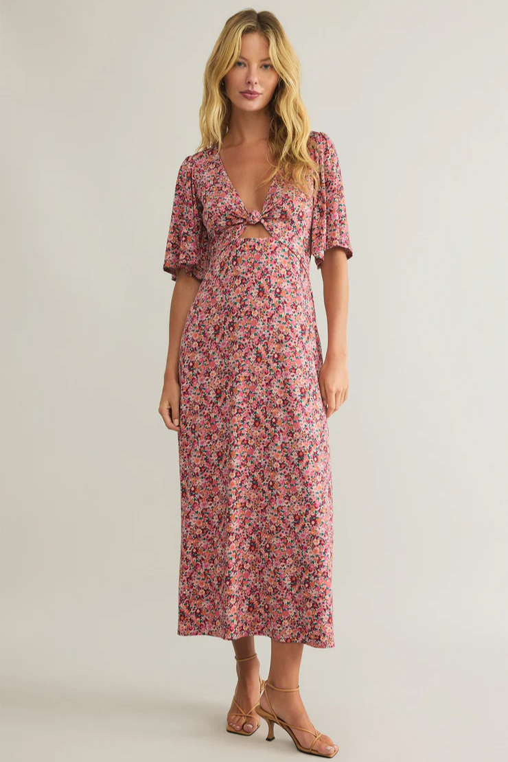 Mavis Dluce Floral Midi Dress – EccentricityBoutique