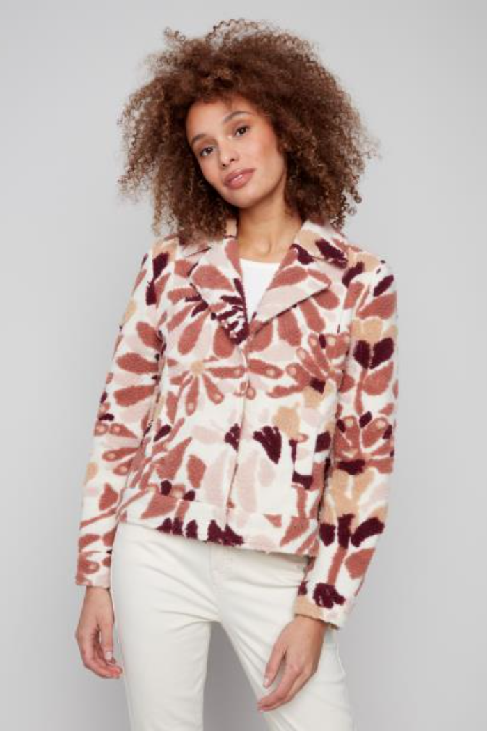 Sherpa Flocked Fleece Short Jacket – EccentricityBoutique